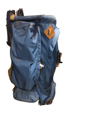 Jansport External Aluminum Frame Backpack Made in USA with Leather Trim ...