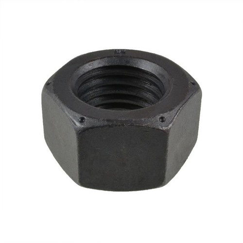 Pack of 50 Plain Black 1" x 8 tpi UNC Coarse Uncoated Grade 8 Hex Plow ...