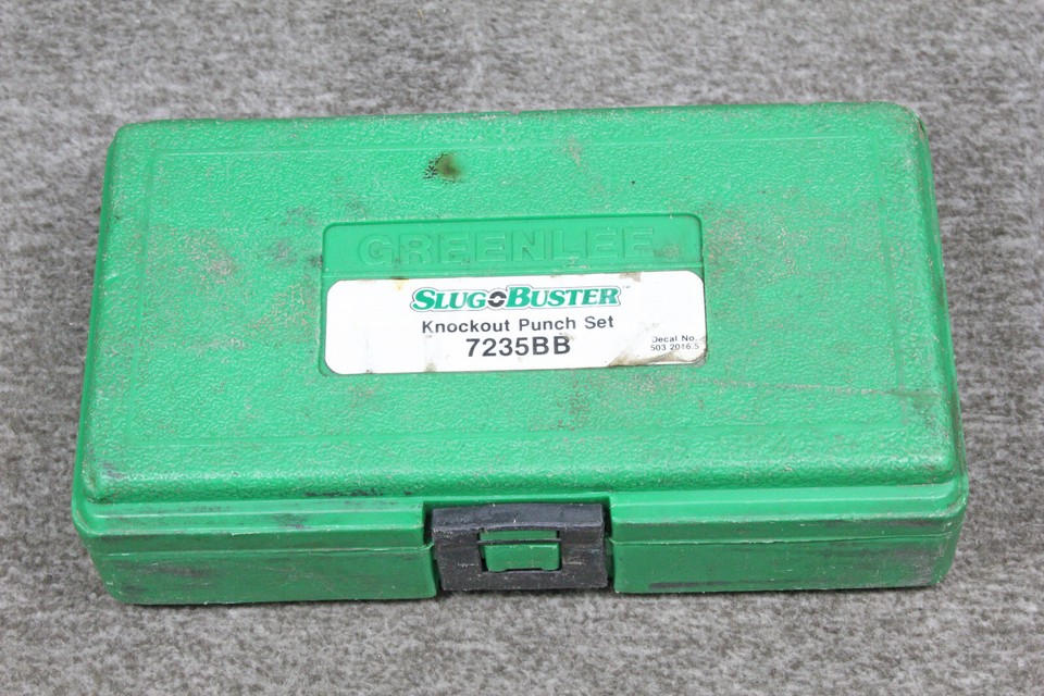 Greenlee 7235BB Slug Buster Knockout Punch Set | eBay