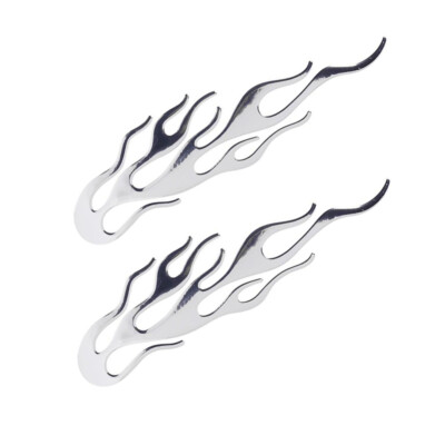 2 Flammen Autoaufkleber 3D Auto Aufkleber Feuer Sticker glänzend ...