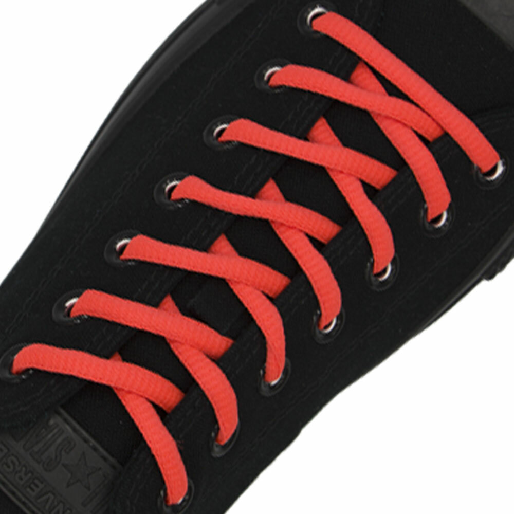 Shoelace Oval Orange Red Nike Adidas Asics Reebok Jordan Sport Sneaker ...