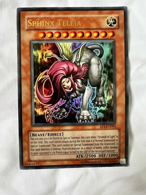 Yu-Gi-Oh! TCG Sphinx Teleia EP1-EN003 Ultra Rare Unlimited Edition Holo ...