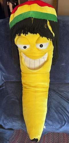 Rasta Banana Plush Jumbo Size ~ 55 Inches Tall Ultra RARE super clean ...
