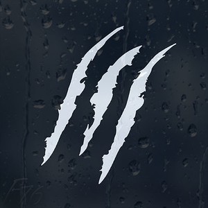 Wolverine Claw Marks Signs X-man Car Decal Vinyl Sticker For Window ...