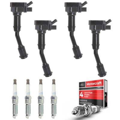 Ignition Coil & Motorcraft Iridium Spark Plug For Ford Fusion 2.3L L4 ...