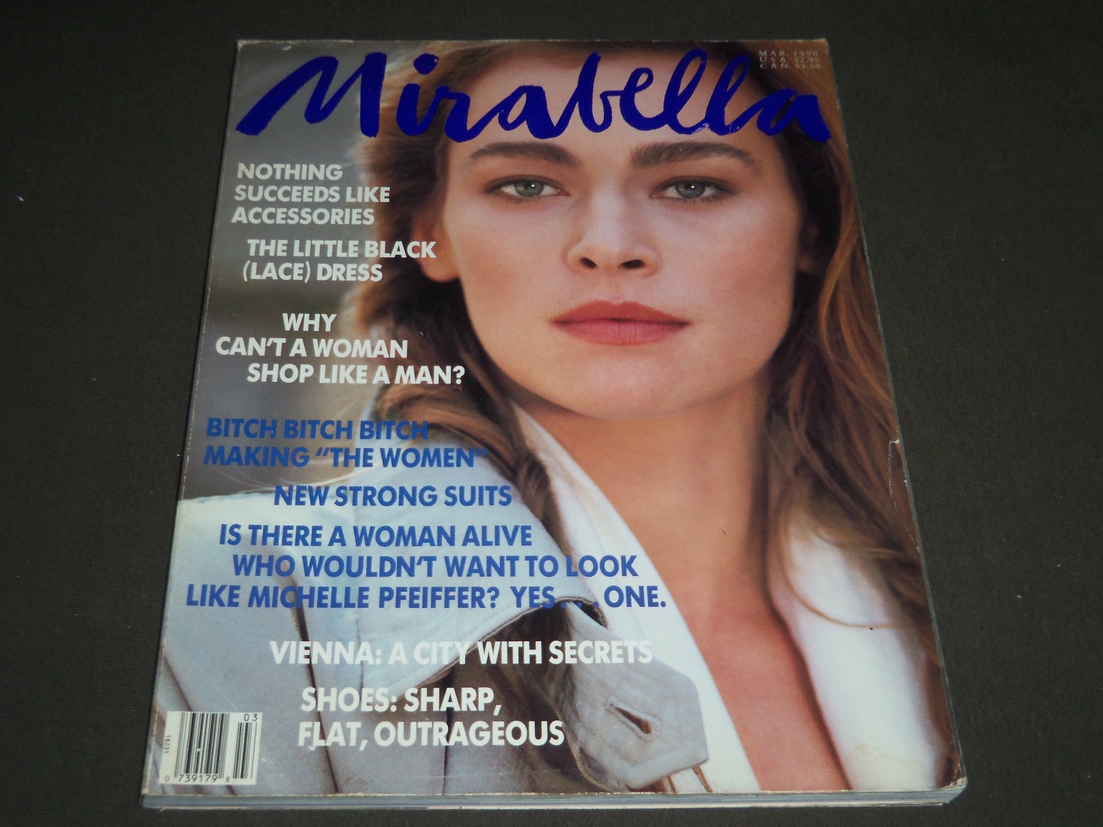 1990 MARCH MIRABELLA MAGAZINE - JOANNA PACULA COVER - FASHION - K 924 ...