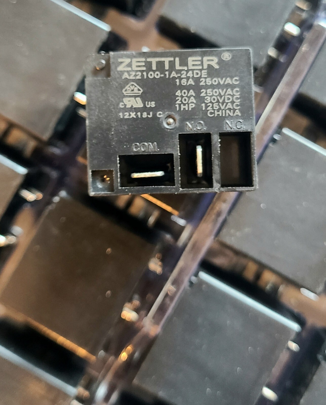 American Zettler AZ2100-1A-24DE - 40 A Miniature Power Relay | eBay