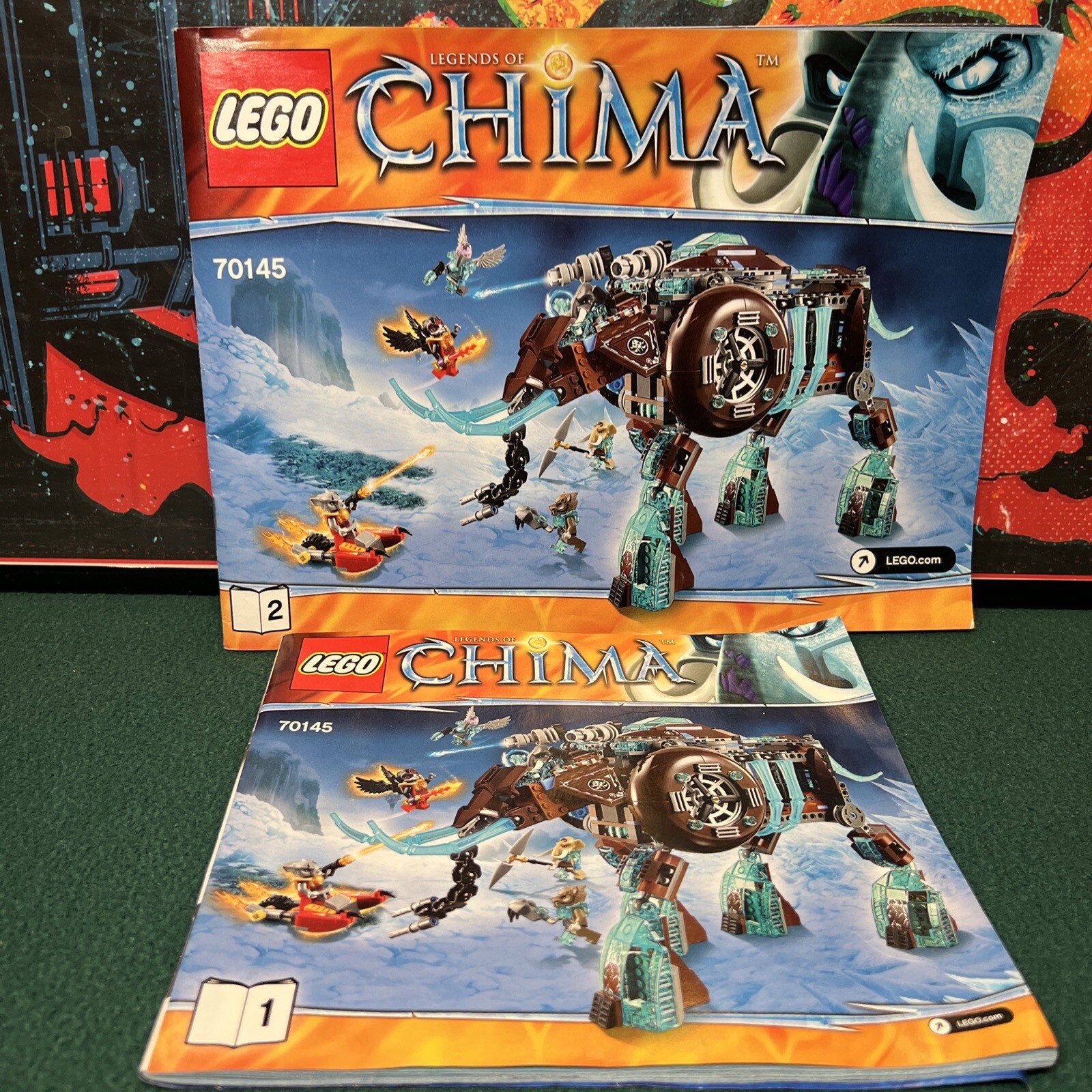 LEGO Legends of Chima: Ice Mammoth Stomper 70145 INCOMPLETE (w ...