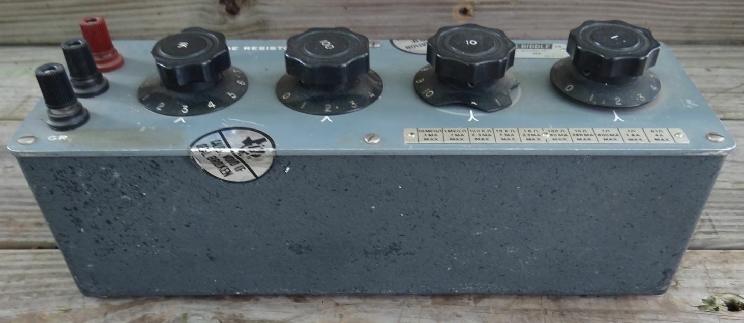 James G Biddle AC - DC Decade Resistor Model 601143-3 | eBay