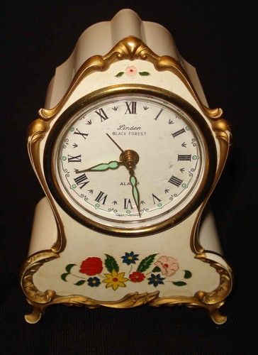 Vintage Linden Black Forest West Germany Plastic Windup Alarm Dresser ...