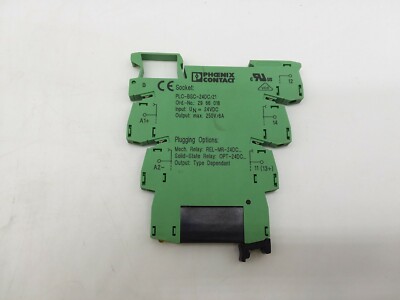 Phoenix Contact 2966016 PLC-BSC-24DC/21 Terminal Block w/ Relay | eBay