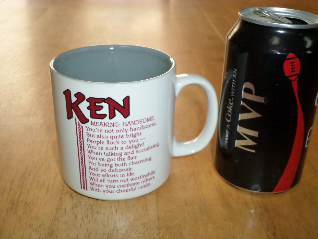 "KEN" THE NAME OF: "KEN" & MEANING OF, Ceramic Coffee Cup / Mug ...