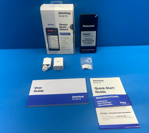 Lively Jitterbug Smart 4 Smartphone for Seniors with Large 6.7" Screen ...