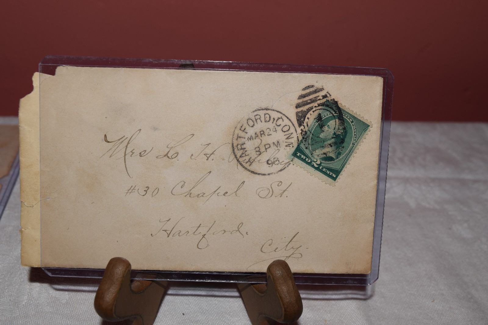 ANTIQUE STAMPED ENVELOPE~WASHINGTON 2 CENT~POSTMARKED 1898 | eBay