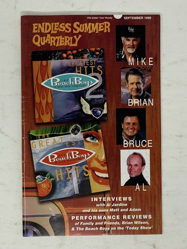 Endless Summer Quarterly magazine fall 1999 Beach Boys Al Jardine | eBay