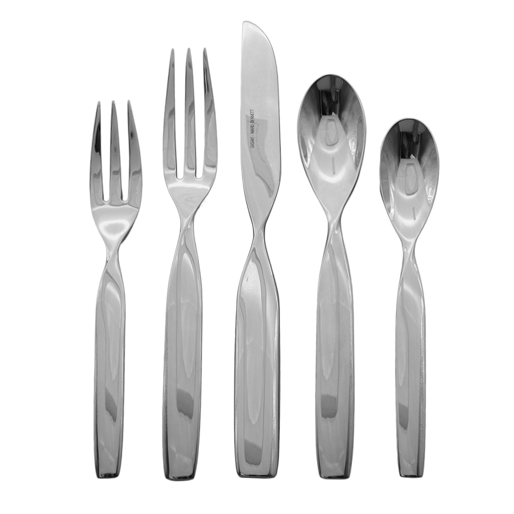 Sasaki Double Helix 18/10 Stainless Steel 40pc. Flatware Set (Service ...