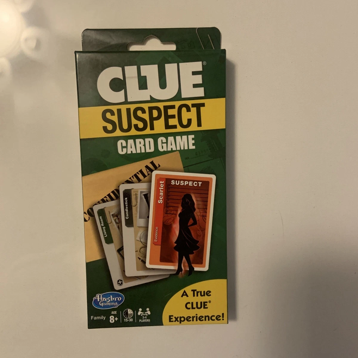 Clue Suspect Card Game