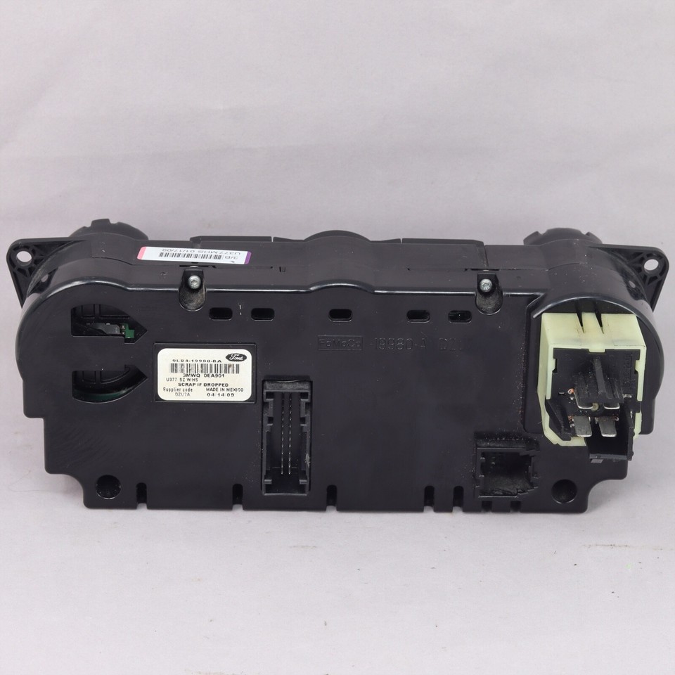 09-10 Ford Escape Climate Control Module Panel HVAC AC Switch 9L84 ...