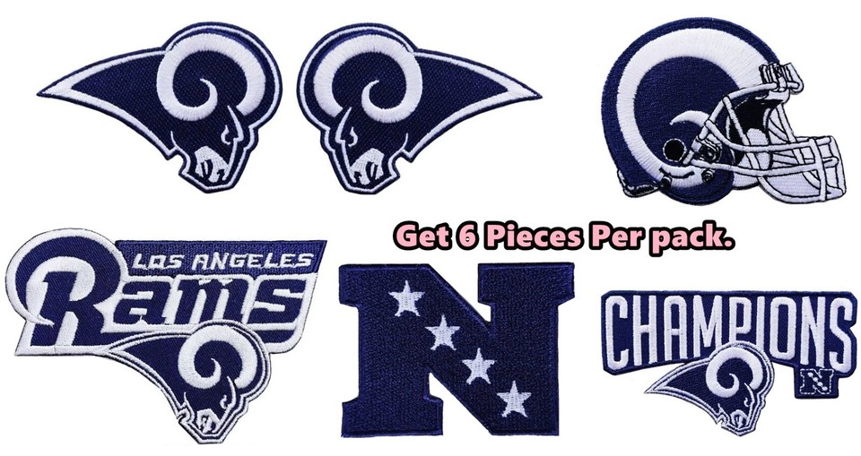 Los Angeles🏈RAMS Patches Sewing on #Select Options From Thai 🛫To🛬USA🚚 ...