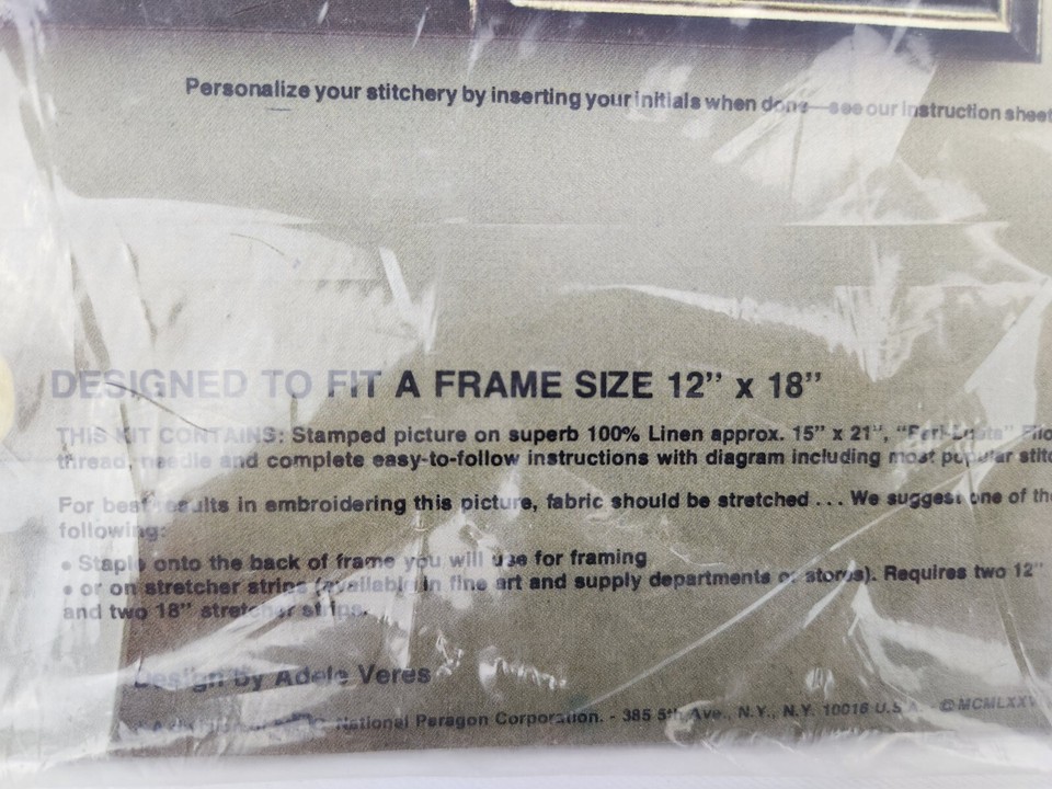 paragon needle craft tropical bird Needlepoint Pattern Complete Kit ...