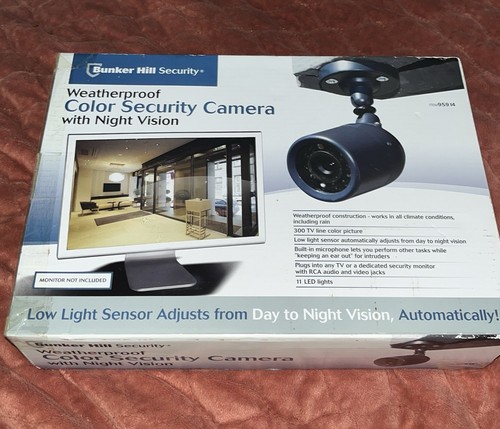 Bunker Hill Color Camera & Mic Security System With Night Vision ...