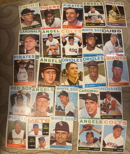 (25) Rare 1964 Topps Baseball High Number Card Lot #270-#406 | eBay