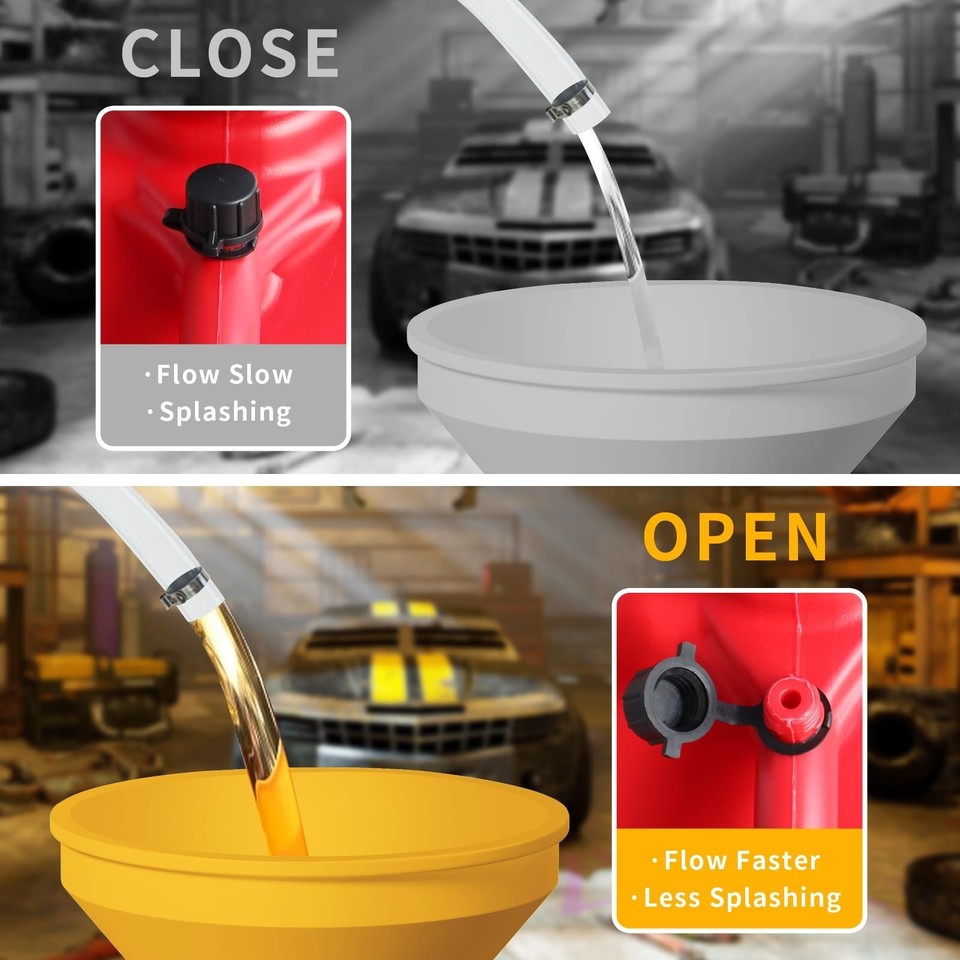 6 PCS Racing Vent Caps Fit Vp Jug Can, 24 mm Black 3045 Vent Caps ...