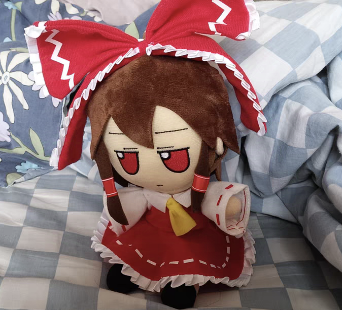 Touhou Project Fumo Plush Hakurei Reimu 20cm Plush Doll Toy Game Prop ...