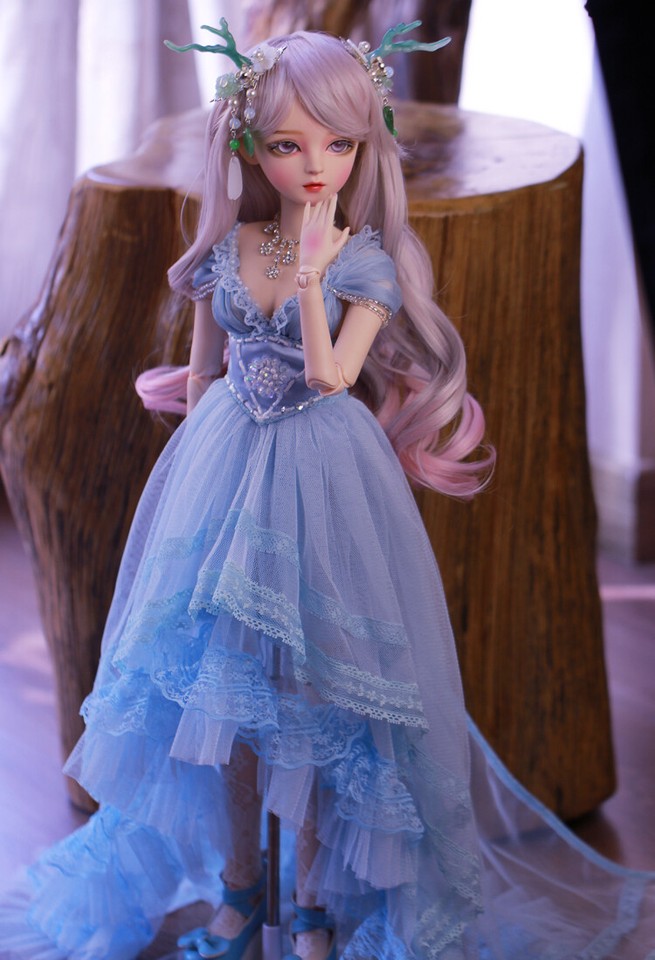 HOT SALE 1/3 BJD Doll Toy Mechanical Joint Body OPEN HEAD DOLL Full Set ...
