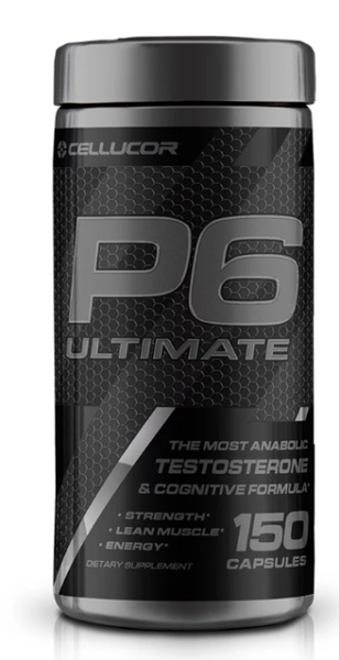 Cellucor P6 Ultimate Ergogenic Testosterone Support Capsule - 150 Count ...
