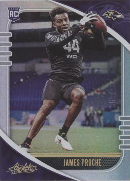 2020 Panini Absolute - Rookie James Proche #148 Spectrum /199 (RC) for ...