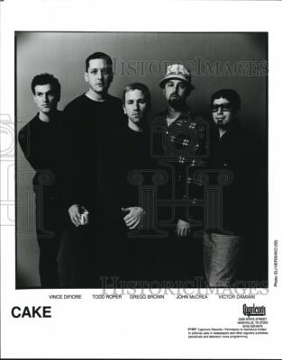 1997 Press Photo Vince DiFiore, Todd Roper, Gregg Brown, John McCrea of ...