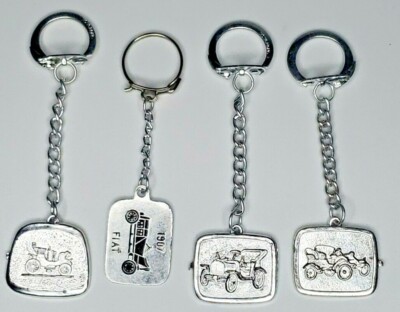 1960's Rare Antique Car Keychains Lot of 4 Vending Charm Hong Kong NOS ...