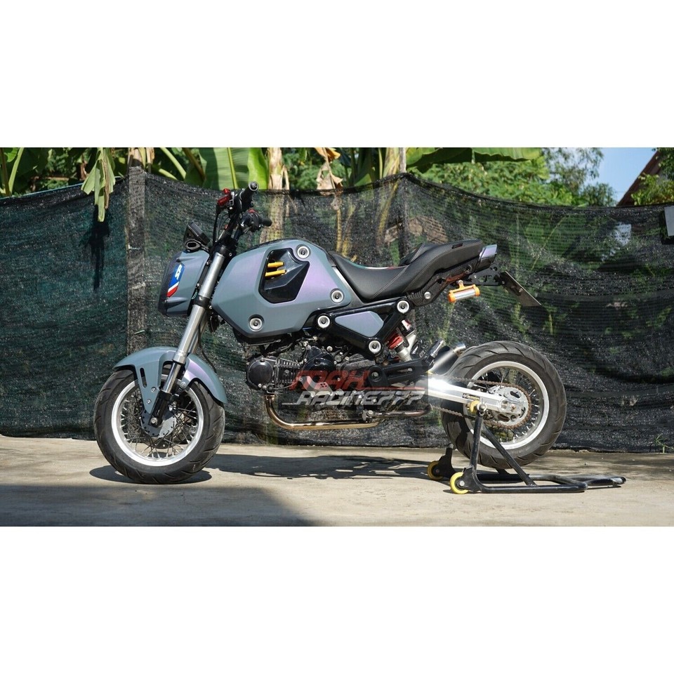 PEARL GRAY FULL PLASTIC PANEL FAIRING BELLY PAN FIT FOR HONDA GROM 125 ...