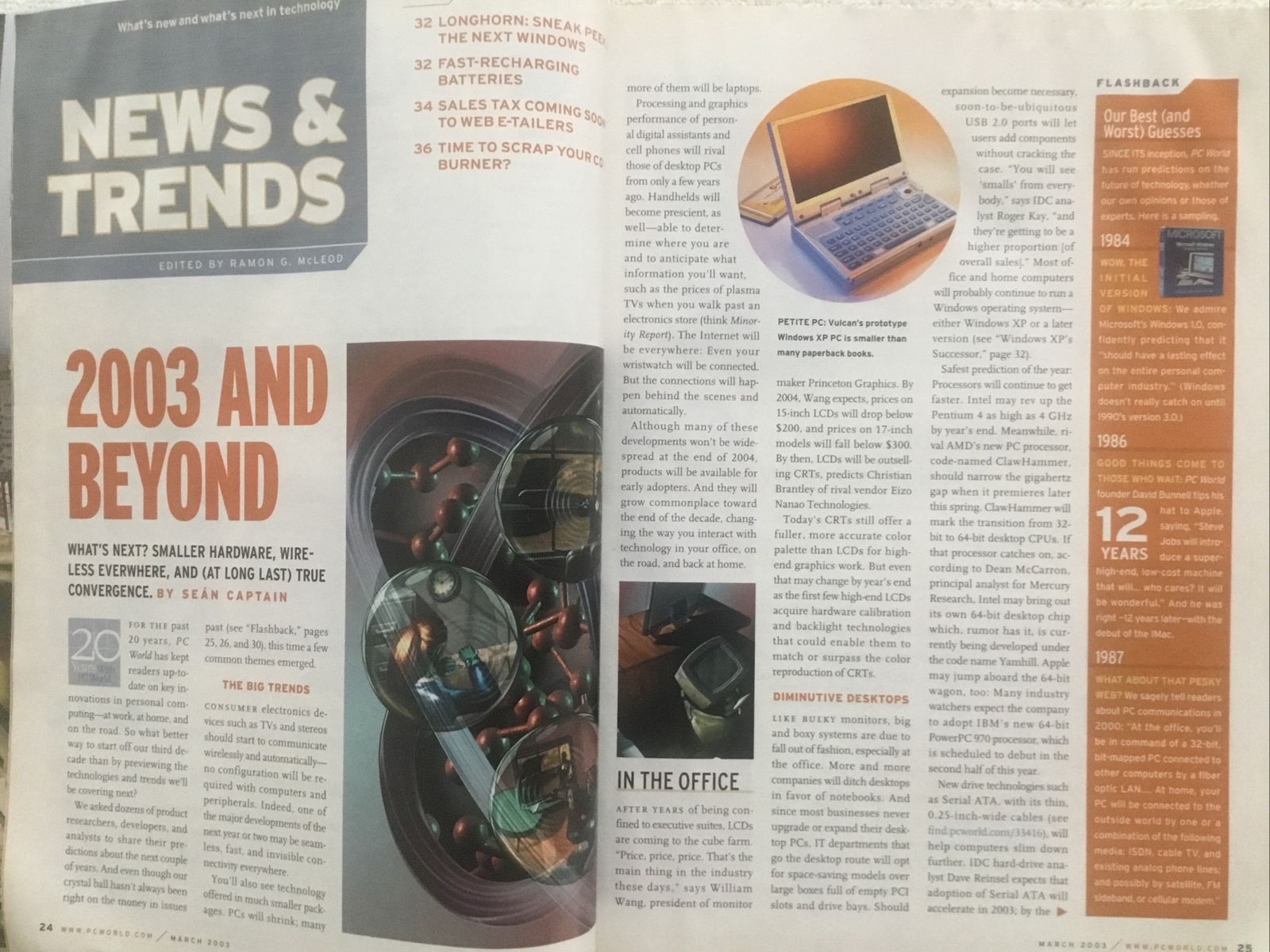 PC World Magazine March 2003 Special 20th Anniversary Issue PC’s ...