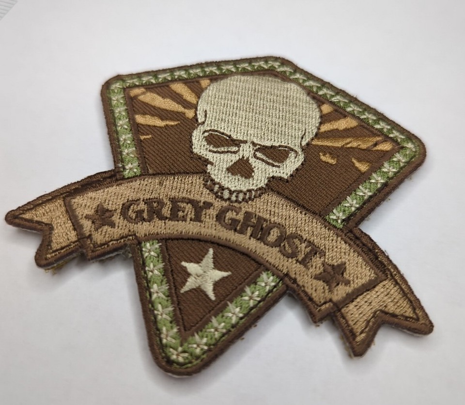 Grey Ghost Embroidered Morale Patch SHOT Show Tactical Gear RARE | eBay