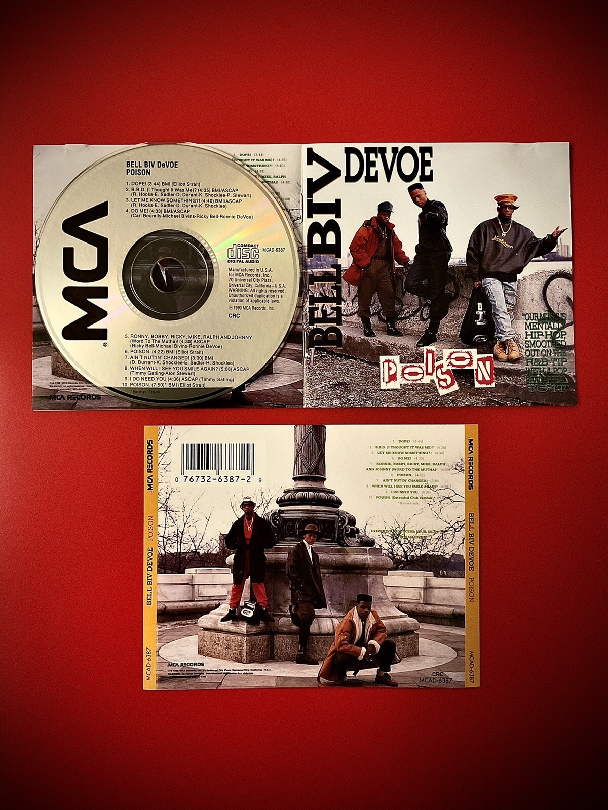 Poison CD by Bell Biv DeVoe [1990] **Debut Album** 76732638729 | eBay