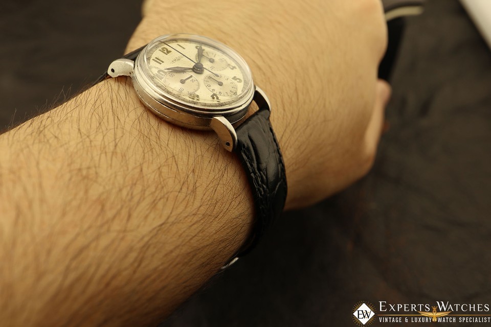 1950s Serviced Vintage Lemania Chronograph Cal CH27 C12 (Omega 321 ...