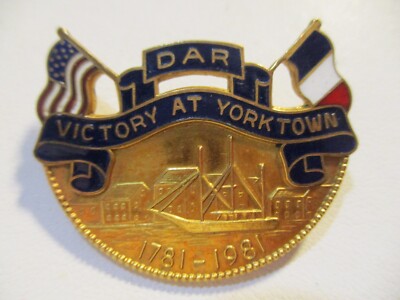 Daughters of the American Revolution Pin Gold Filled Victory at ...