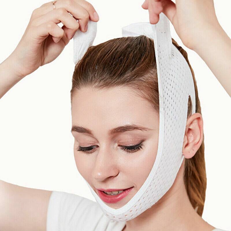 Elastic Slimming Face Mask Belt Anti Wrinkle Bandage Lifting Cheek Band ...