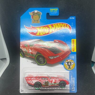 2016 Hot Wheels #232 Maximum Leeway Red HW Games 1:64 PR5sp | eBay
