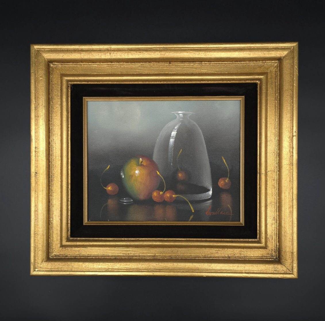 Artwork John Wallace Still Life Canvas Painting Fruit & Pitcher | eBay