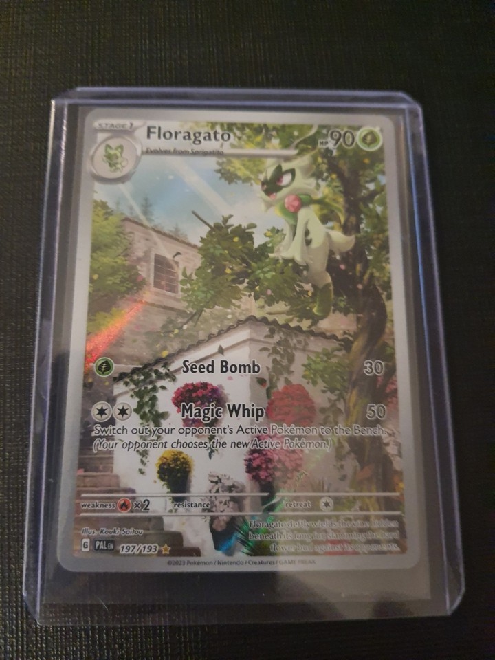 Sprigatito 196/193 Florgato 197/193 Meowscarada EX 256/193 Illustration ...