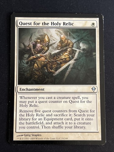 1x Quest for the Holy Relic (33) Zendikar MP MTG Magic the Gatheirng x1 MKE | eBay