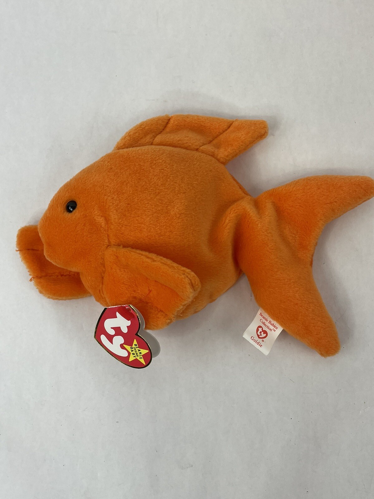 Ty Beanie Baby Goldie the Goldfish 1993 PVC With Tags | eBay