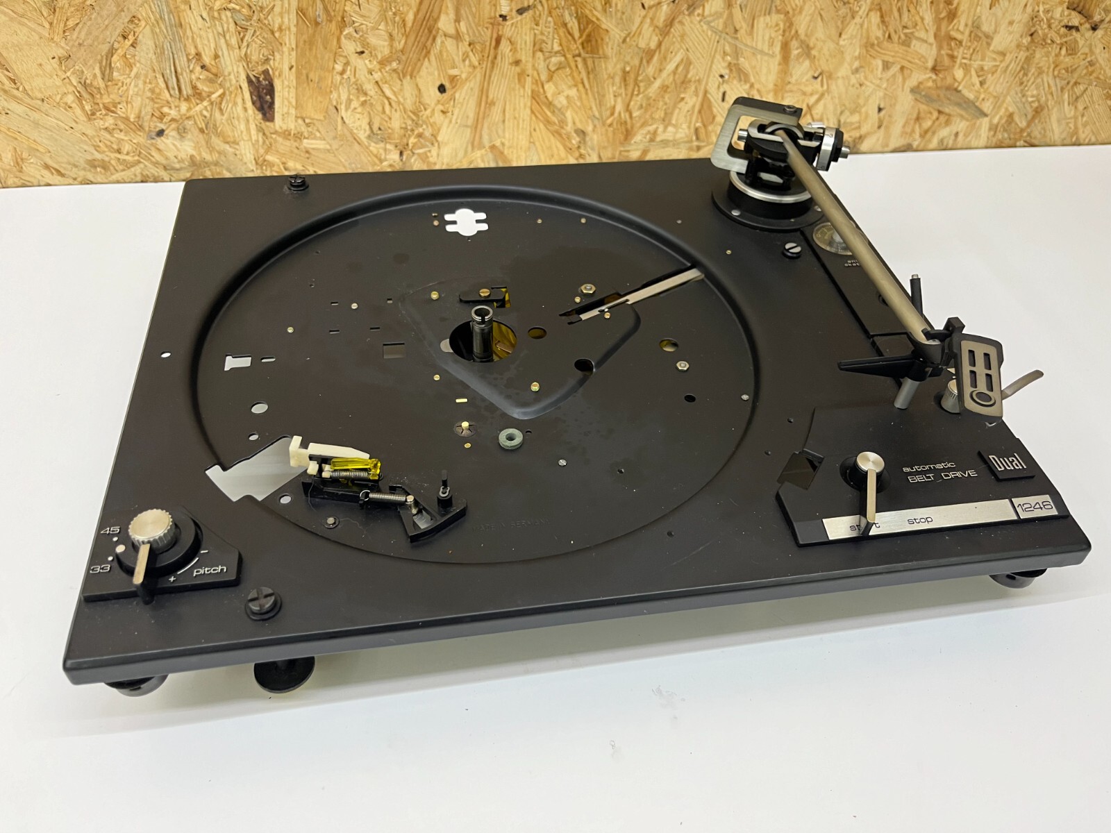 Dual CS 1246 Ersatzteile Zarge / Laufwerk / Plattenteller / Haube ...