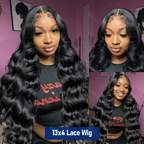 30 Inch 13x4 Body Wave Transparent Lace Front Wig 13x6 HumanHair Wigs ...