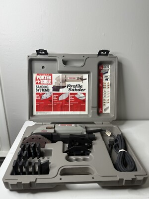 Porter Cable Profile Sander 444VS with Accessories and Case Read!! | eBay