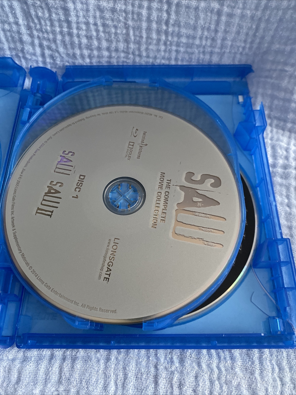 Saw The Legacy Collection Blu-ray Leigh Whannell Damaged Case ...