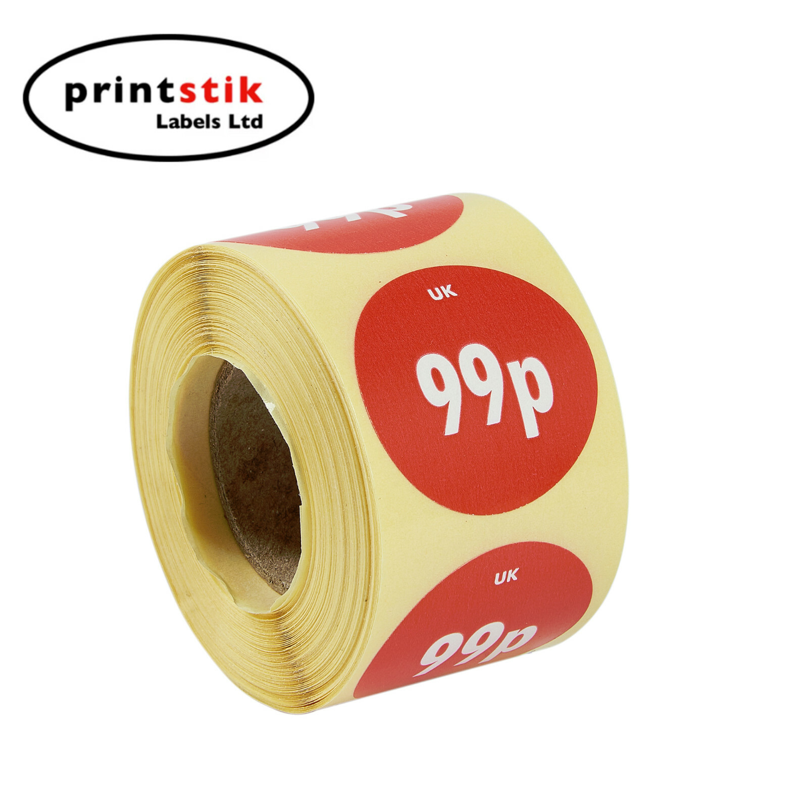 30mm Red Blue Shop Price Point Stickers / Sticky Labels / Swing Tag ...